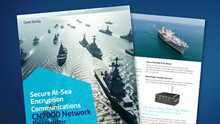 Secure At-Sea Communications with CN7000 Encryptor - Case Study | Thales