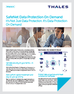 Thales Data Protection On Demand - Product Brief | Thales