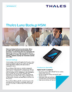 Thales Luna Backup HSM - Product Brief | Thales