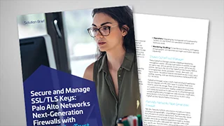 Secure SSL/TLS Keys with Thales and Palo Alto - Solution Brief