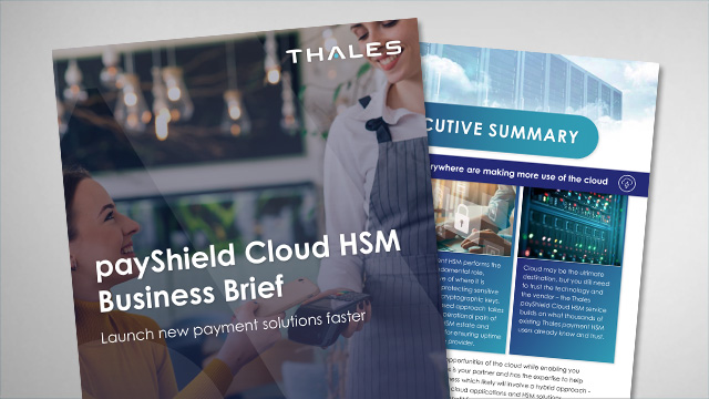 Secure Cloud HSM Service with payShield HSM - Solution Brief