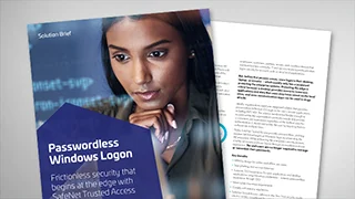 Passwordless Windows Login with SafeNet Trusted Access - Solution Brief